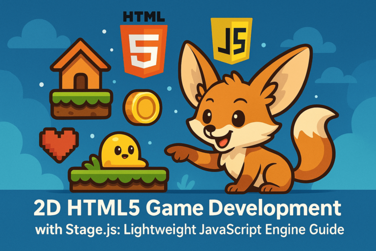 2D HTML5 Game Development 2025: Master Stage.js 🎮