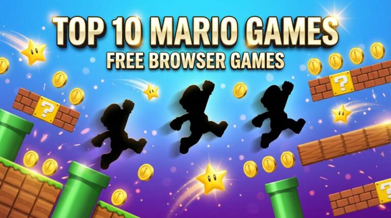 Top 10 Mario Games to Play in Browser 2026 | Free Online