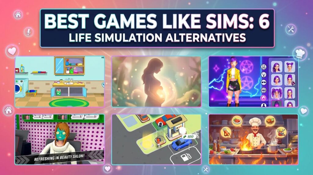 6 Best Games Like Sims: Top Life Simulation Alternatives