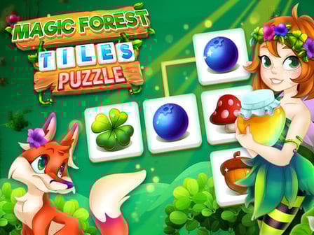 Magic Forest : Tiles puzzle game play free online on Playgama