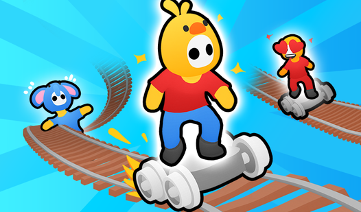 Obby: Crazy Cart Ride — jouer sur 𝐏𝐥𝐚𝐲𝐠𝐚𝐦𝐚 (par PressF)