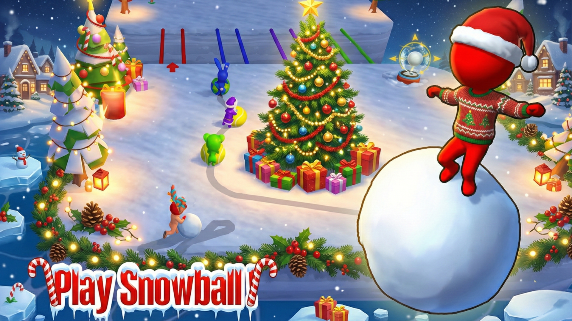 Snowball Bridge Rush 3D — play on 𝐏𝐥𝐚𝐲𝐠𝐚𝐦𝐚 (by GirlsBoysGame)