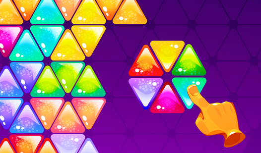 Triangles Blocks — play on 𝐏𝐥𝐚𝐲𝐠𝐚𝐦𝐚 (by DEVeta Games)