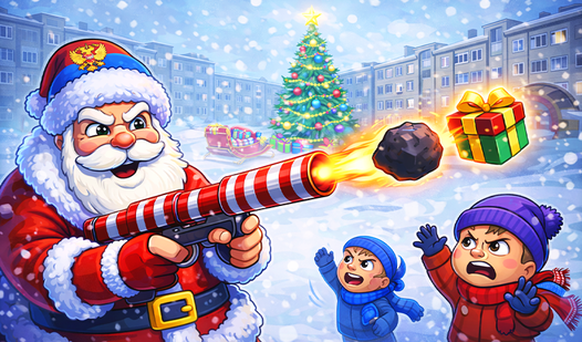 Father Frost: New Year's invasion — giocare su 𝐏𝐥𝐚𝐲𝐠𝐚𝐦𝐚 (di 2V_Studio)