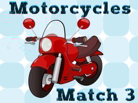 Motorcycles Match 3 game play free online on Playgama