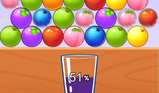 Fruit Juicer: Match — jouer sur 𝐏𝐥𝐚𝐲𝐠𝐚𝐦𝐚 (par YOXI IE)
