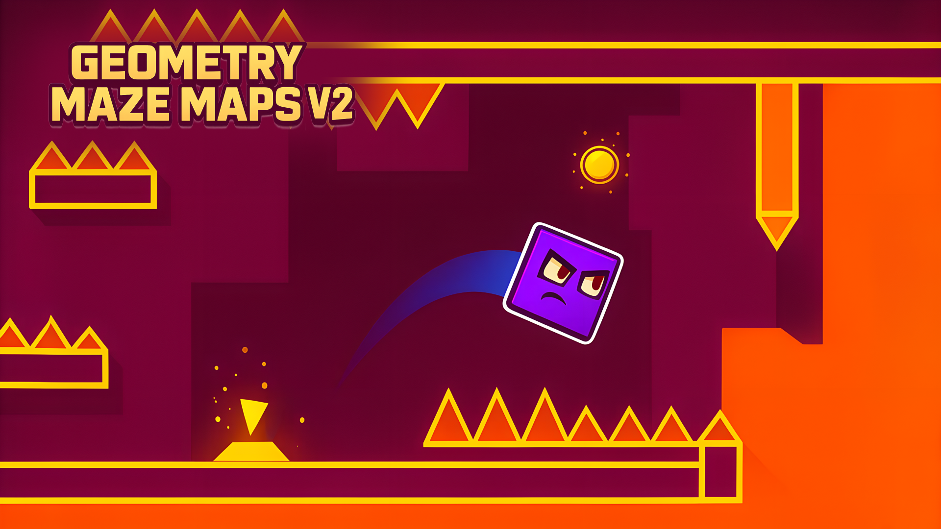 Geometry Maze Maps V2 — play on 𝐏𝐥𝐚𝐲𝐠𝐚𝐦𝐚 (by artupdev)