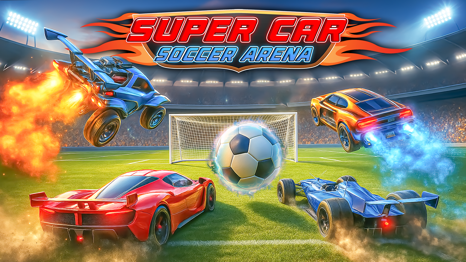 Super Car Soccer Arena — play on 𝐏𝐥𝐚𝐲𝐠𝐚𝐦𝐚 (by Mayaavi game studio)