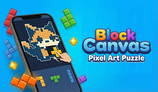 Block Canvas: Pixel Art Puzzle — jugar en 𝐏𝐥𝐚𝐲𝐠𝐚𝐦𝐚 (por Pupu Games)