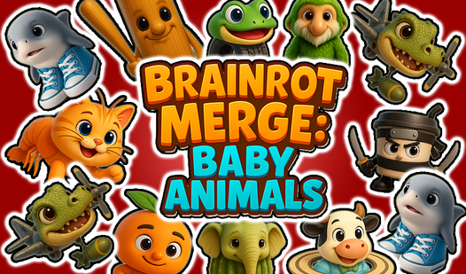 Brainrot Merge: Baby Animals — 𝐏𝐥𝐚𝐲𝐠𝐚𝐦𝐚'da oyna (Sashok Kukryshok ...