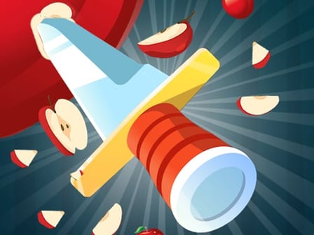 Knife Hitting Throw Knife Hit Target game play free online on Playgama