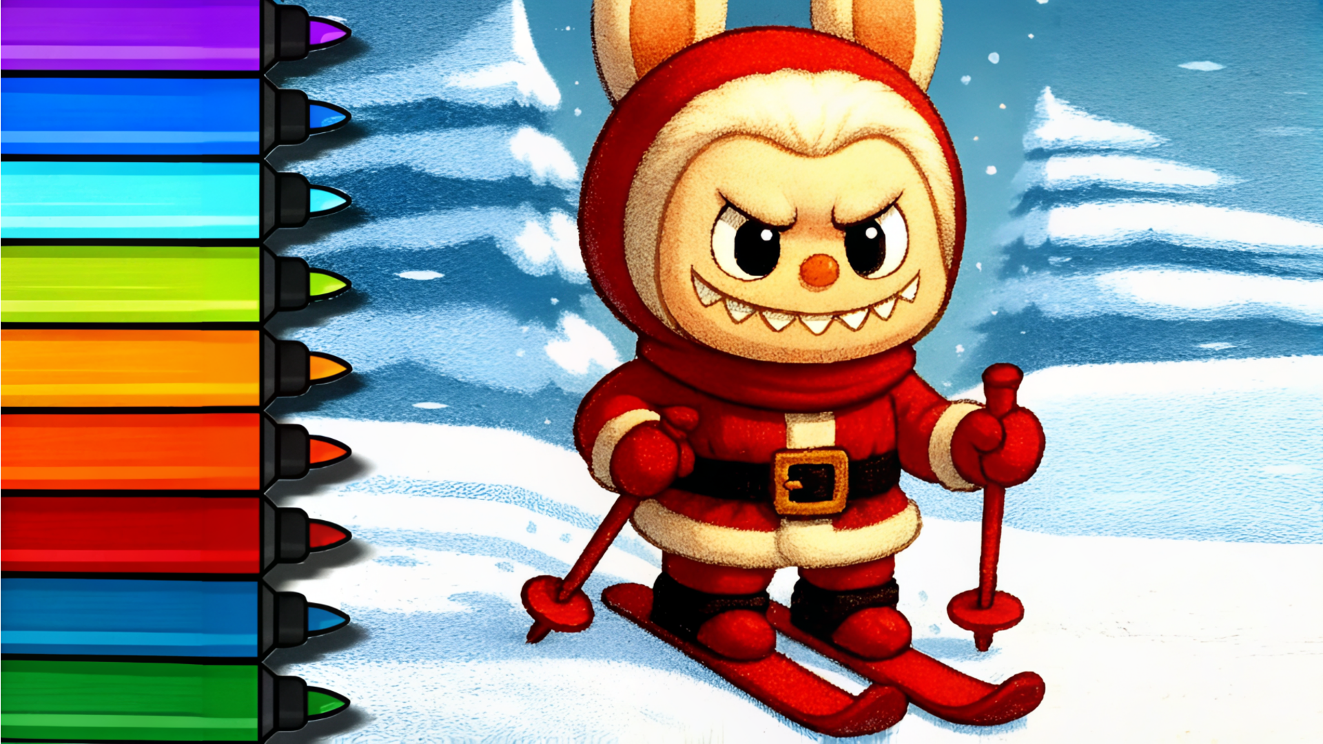 Easy Coloring Labubu Time — play on 𝐏𝐥𝐚𝐲𝐠𝐚𝐦𝐚 (by Video Igrice)