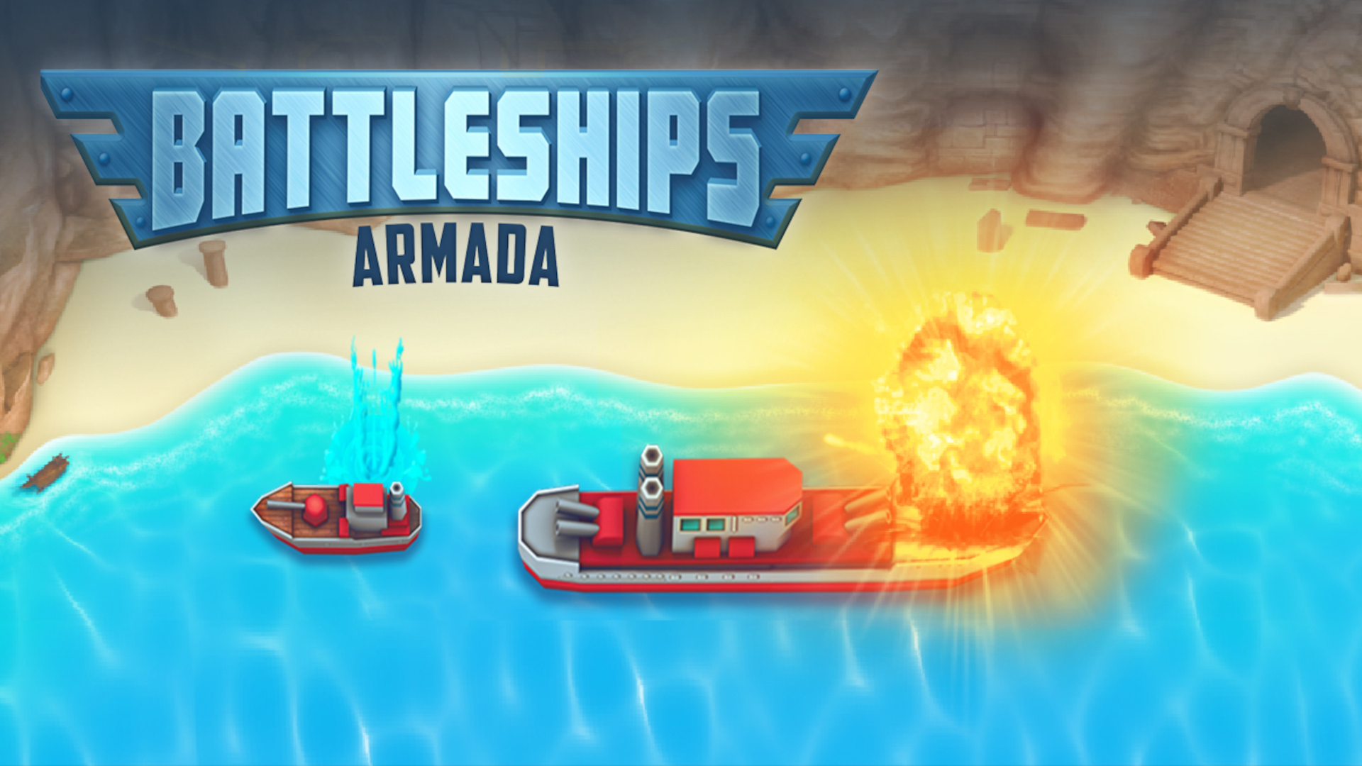 Battleships Armada — play on 𝐏𝐥𝐚𝐲𝐠𝐚𝐦𝐚 (by Enrique)