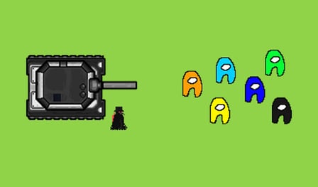 Base Defense: Amogus Invasion game play free online on Playgama