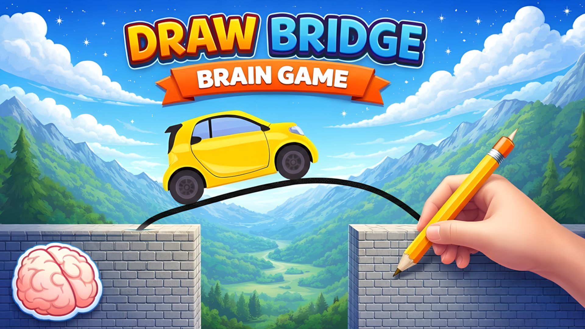 Draw Bridge - Brain Game — jugar en 𝐏𝐥𝐚𝐲𝐠𝐚𝐦𝐚 (por Bravestars)