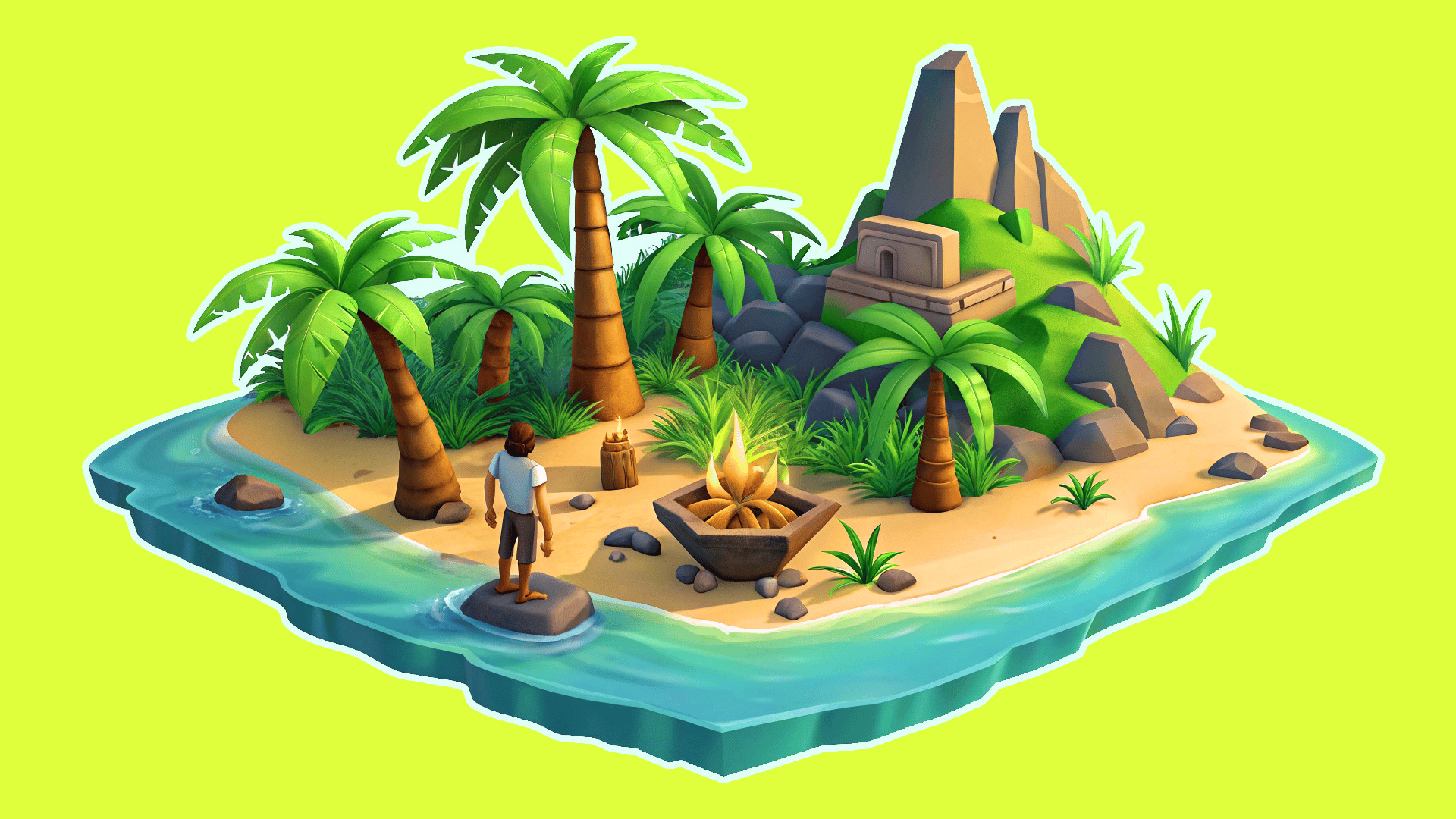 Desolate Isle: Survival — jugar en 𝐏𝐥𝐚𝐲𝐠𝐚𝐦𝐚 (por Exsom)