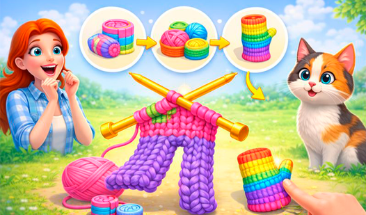 Yarn Color Sort 3D: Knitting Puzzle — 𝐏𝐥𝐚𝐲𝐠𝐚𝐦𝐚'da oyna (welwise studio ...