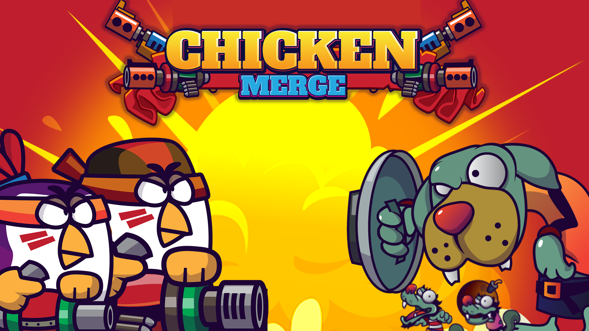 Chicken Merge — play on 𝐏𝐥𝐚𝐲𝐠𝐚𝐦𝐚 (by Beedo Games)