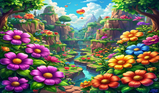 Flower Blast — jogar no 𝐏𝐥𝐚𝐲𝐠𝐚𝐦𝐚 (por Pairo)