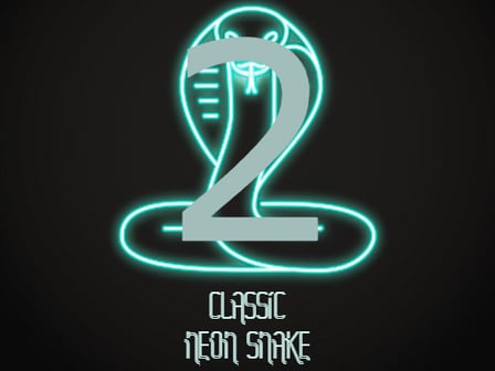 Classic Neon Snake 2 game play free online on Playgama