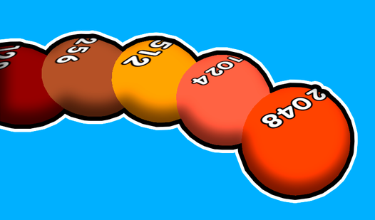 Ball Snake 2048 — play on 𝐏𝐥𝐚𝐲𝐠𝐚𝐦𝐚 (by VirusGames)
