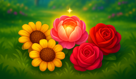 Combine flowers! 2048 bouquets — play on 𝐏𝐥𝐚𝐲𝐠𝐚𝐦𝐚 (by VladimirShark)