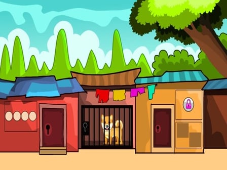 Cute Puppy Escape game play free online on Playgama