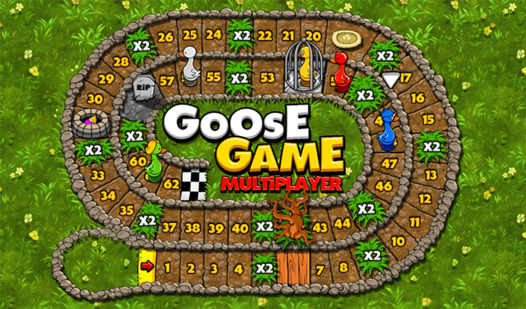 Goose Game — jogar no 𝐏𝐥𝐚𝐲𝐠𝐚𝐦𝐚 (por CodeThisLab)