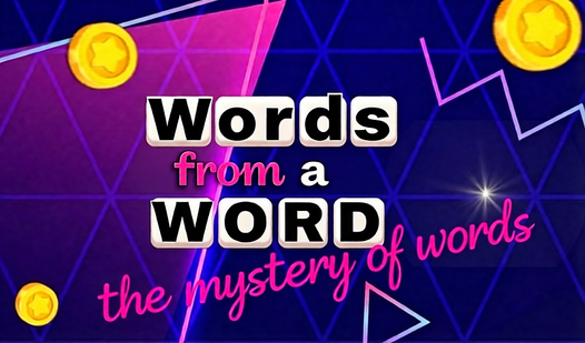 Words from a word - the mystery of words — jouer sur 𝐏𝐥𝐚𝐲𝐠𝐚𝐦𝐚 (par ...