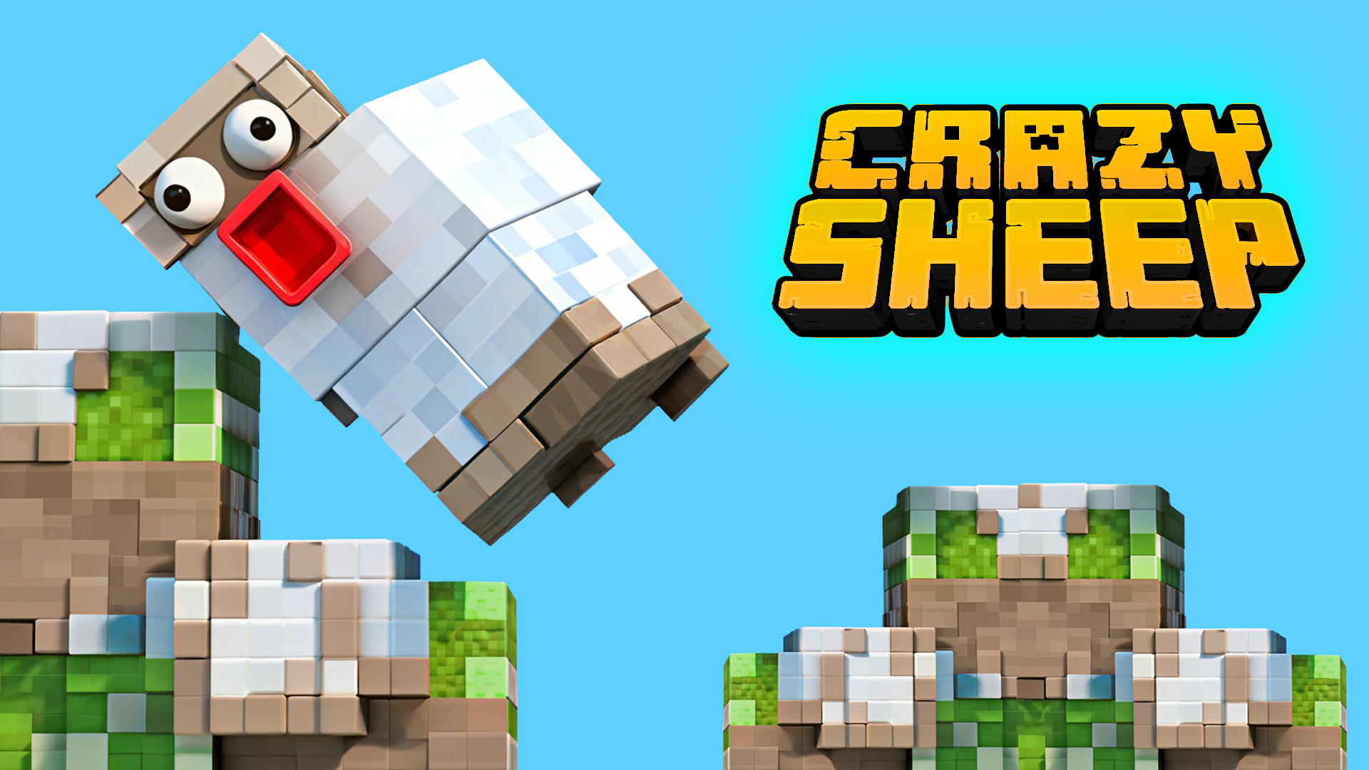 Crazy Sheep — play on 𝐏𝐥𝐚𝐲𝐠𝐚𝐦𝐚 (by Andrey Melnikov)