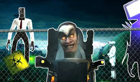 Skibidi Toilet Radioactive Clicker game play free online on Playgama