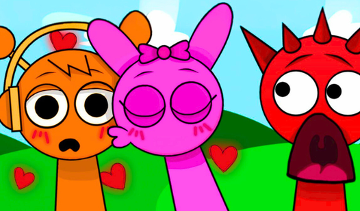 Sprunki Kissing Mod — play on 𝐏𝐥𝐚𝐲𝐠𝐚𝐦𝐚 (by Katie Game)