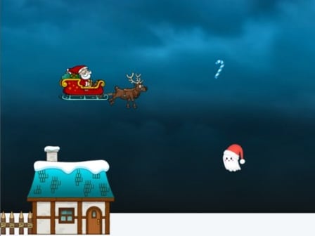 Santa Flight Game game play free online on Playgama