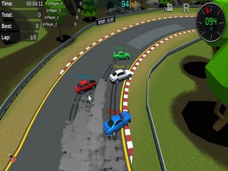 Fantastic Pixel Car Racing GM Multiplayer game play free online on Playgama
