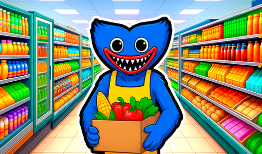 Supermarket Poppy Playtime — spielen auf 𝐏𝐥𝐚𝐲𝐠𝐚𝐦𝐚 (von Roblo X Game)