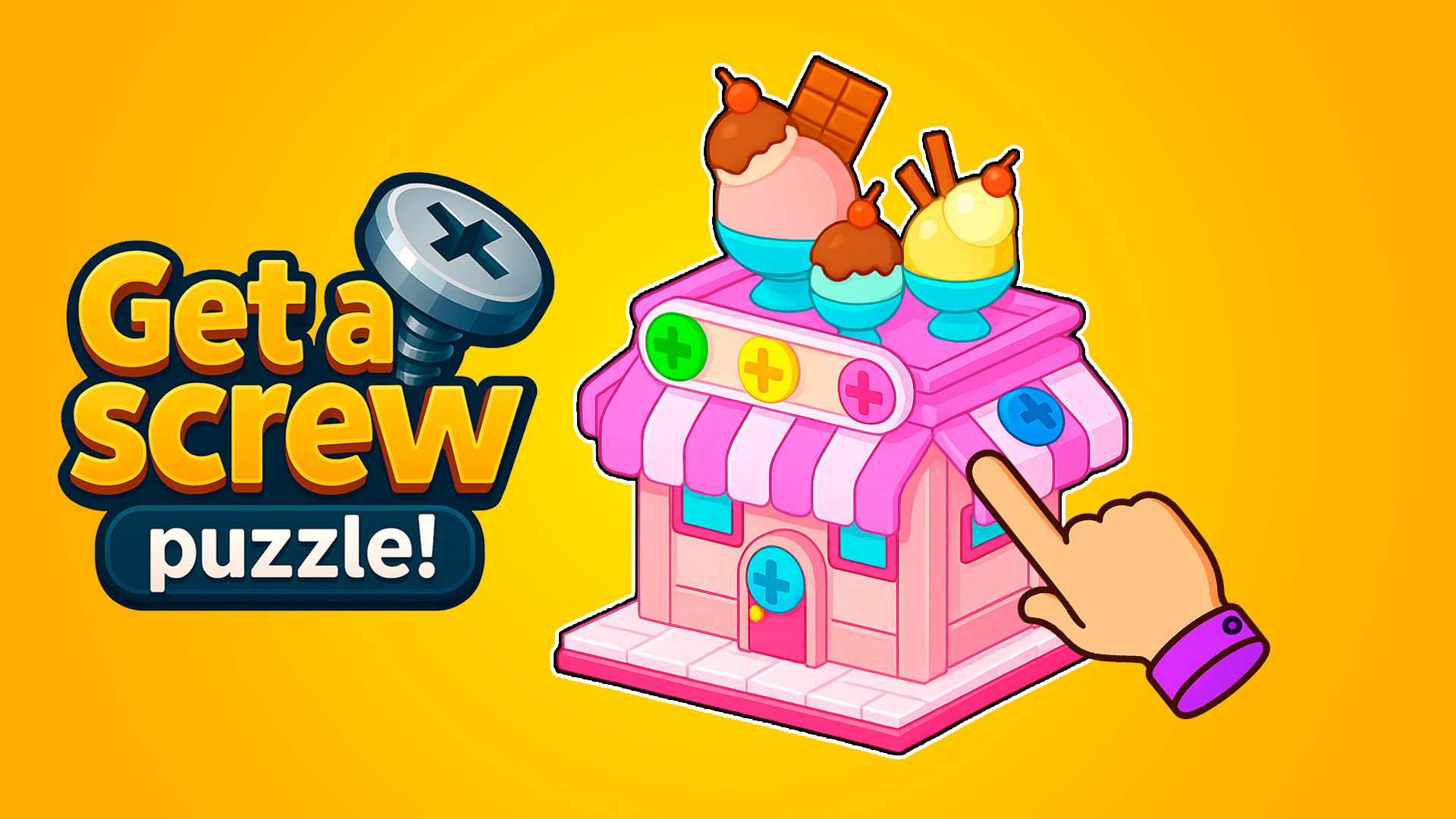 Get a screw: puzzle! — play on 𝐏𝐥𝐚𝐲𝐠𝐚𝐦𝐚 (by Mirra Games)