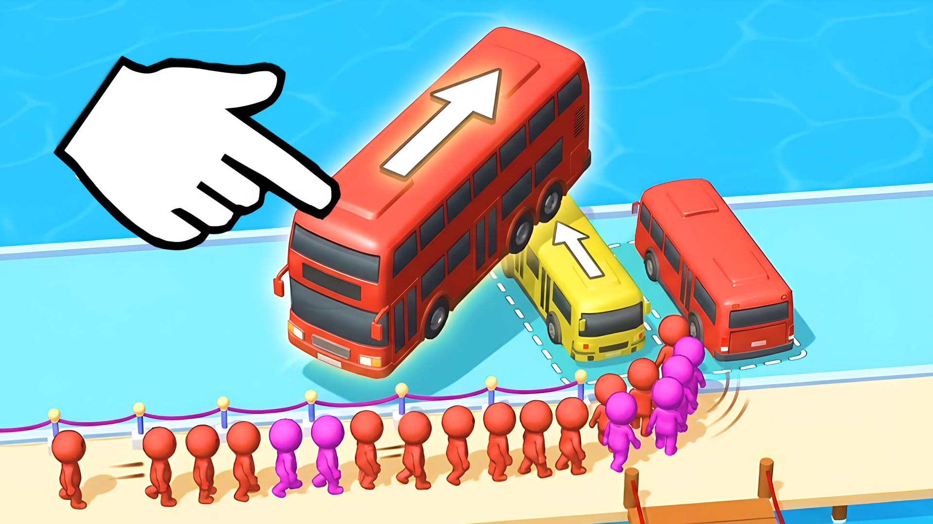 Bus out - Bus Away traffic jam — play on 𝐏𝐥𝐚𝐲𝐠𝐚𝐦𝐚 (by Square Games)