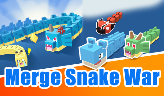 Merge Snake War — play on 𝐏𝐥𝐚𝐲𝐠𝐚𝐦𝐚 (by Linder)