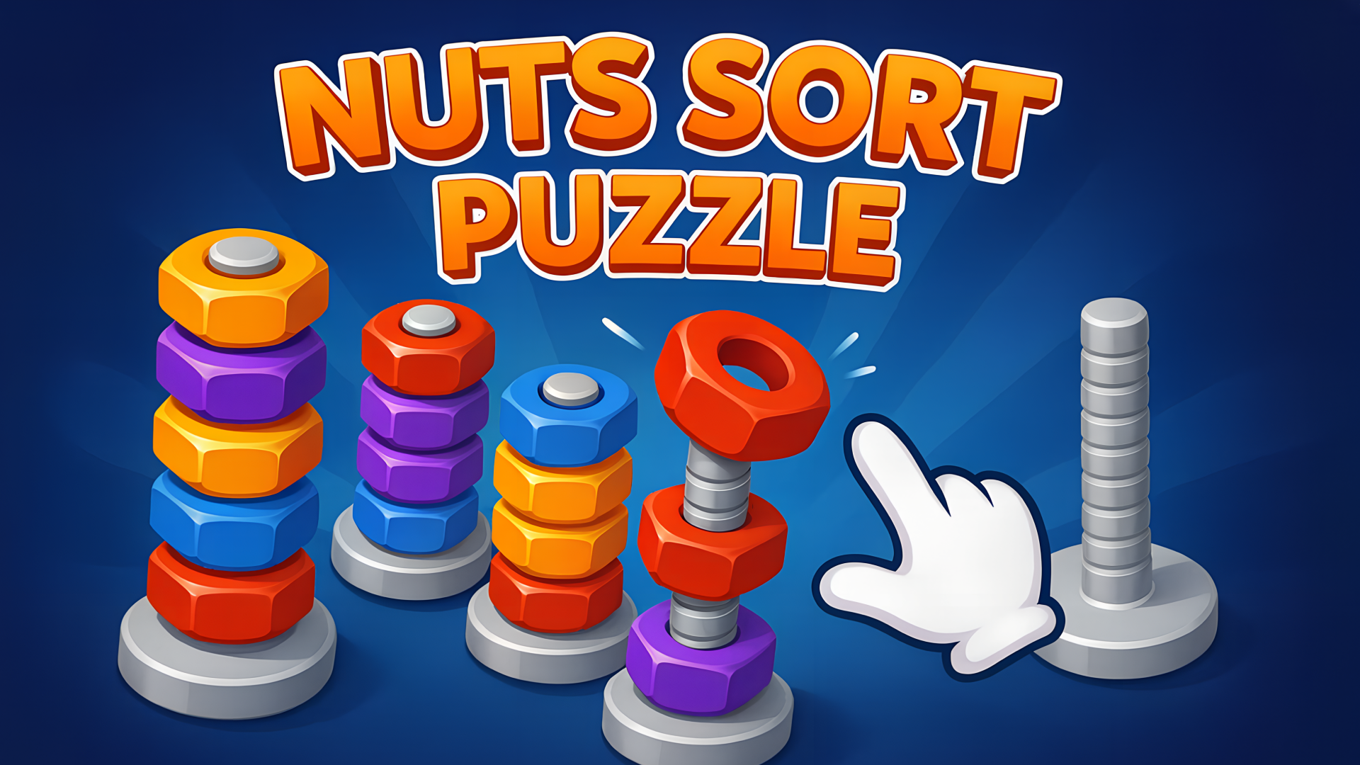 Nuts Sort Puzzle — play on 𝐏𝐥𝐚𝐲𝐠𝐚𝐦𝐚 (by Purus Games)