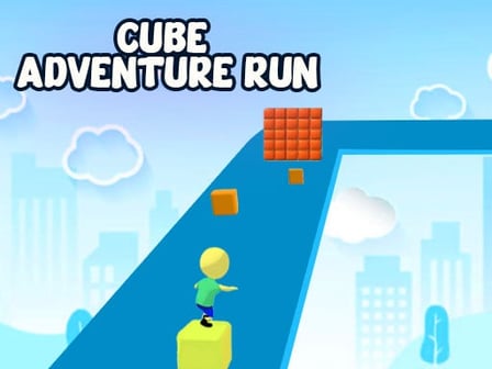 Cube Adventure Run game play free online on Playgama