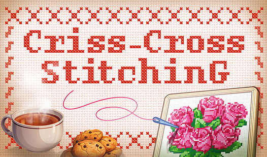Criss-Cross Stitching — play on 𝐏𝐥𝐚𝐲𝐠𝐚𝐦𝐚 (by Cozy Games)