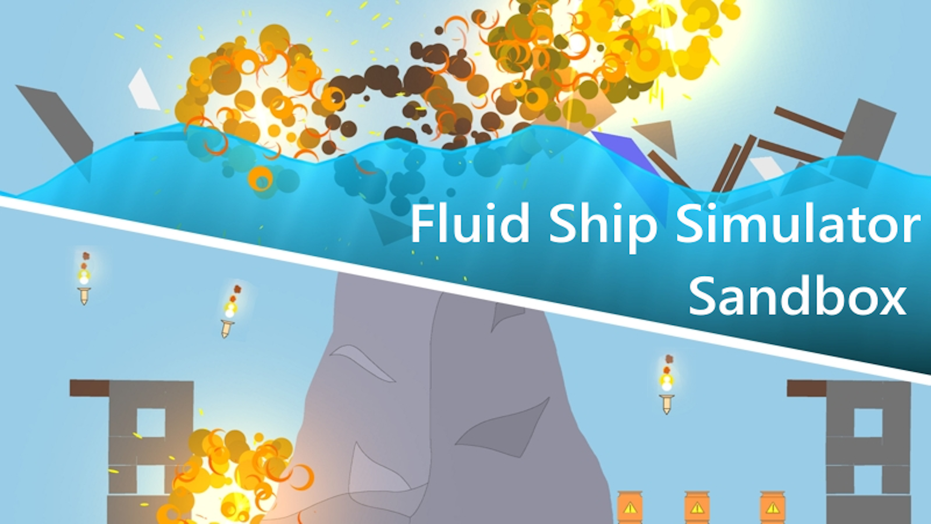 Fluid Ship Simulator Sandbox — play on 𝐏𝐥𝐚𝐲𝐠𝐚𝐦𝐚 (by KreizLand)