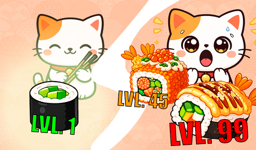 Merge sushi and rolls! — graj na 𝐏𝐥𝐚𝐲𝐠𝐚𝐦𝐚 (od limelime)