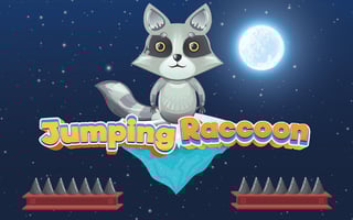 Jumping Raccoon game play free online on Playgama