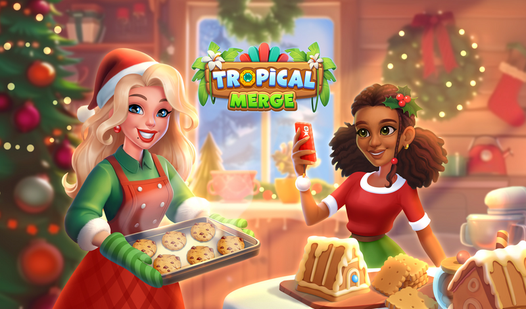 Tropical merge — play on 𝐏𝐥𝐚𝐲𝐠𝐚𝐦𝐚 (by Clever Apps Pte. Ltd.)