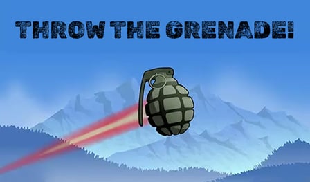 Throw the grenade! game play free online on Playgama