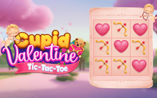 Cupid Valentine Tic Tac Toe game play free online on Playgama