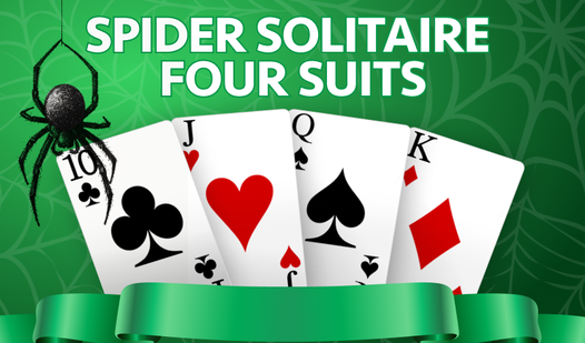 Spider Solitaire Four Suits — play on 𝐏𝐥𝐚𝐲𝐠𝐚𝐦𝐚 (by Good Vibes Games)
