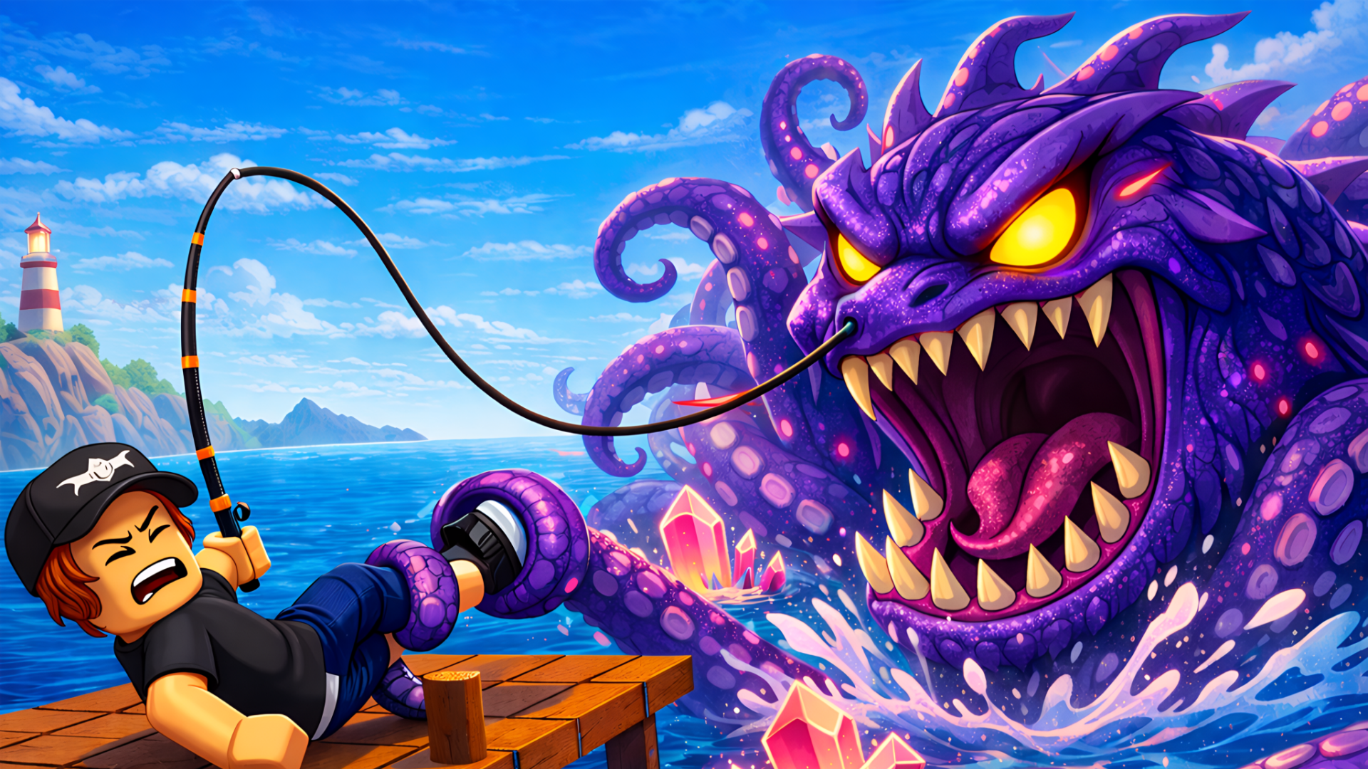 Deadly Catch! — play on 𝐏𝐥𝐚𝐲𝐠𝐚𝐦𝐚 (by Korgi Games)