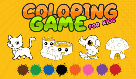 Coloring Game for Kids game play free online on Playgama